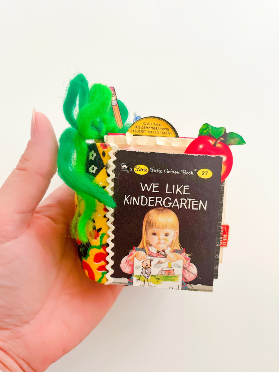 Little Little Golden Book handmade journal: We Like Kindergarten ...