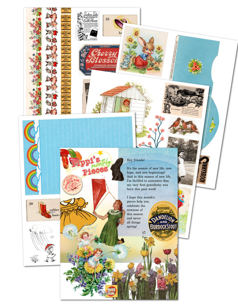 Pippi's Pieces: Spring Edition 2025 digital download printable – PaperPippi