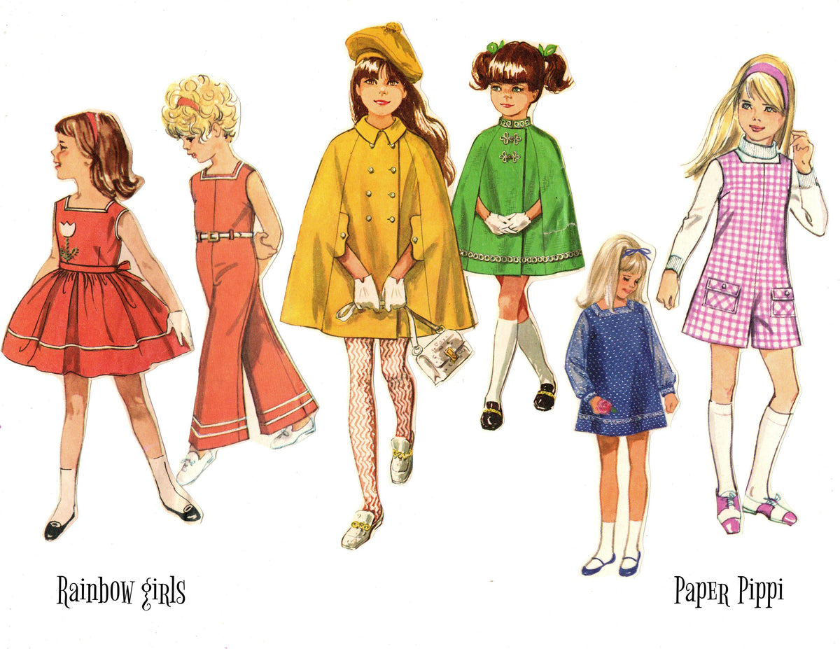 Vintage Rainbow Girls – PaperPippi